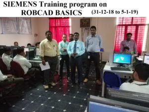 A 5 Day SIEMENS Training Program on "ROBCAD BASICS SOFTWARE ...
