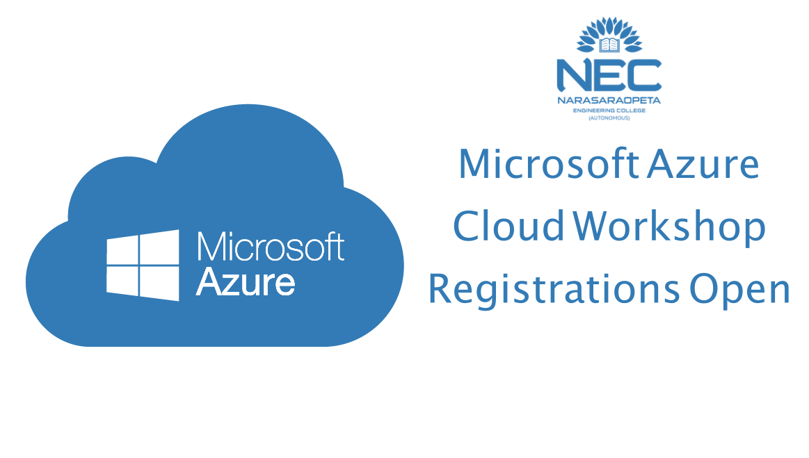 Microsoft Azure Cloud Workshop - Registrations Open