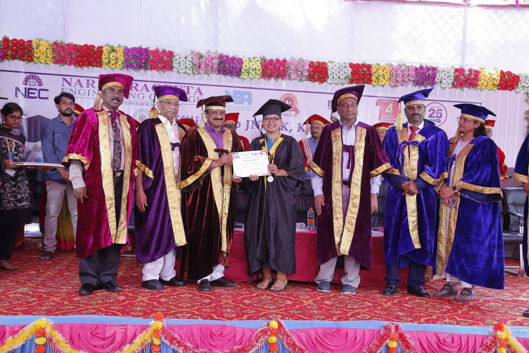 Graduation Day Celebrations at NEC College on 17.09.2022 Narasaraopeta ...