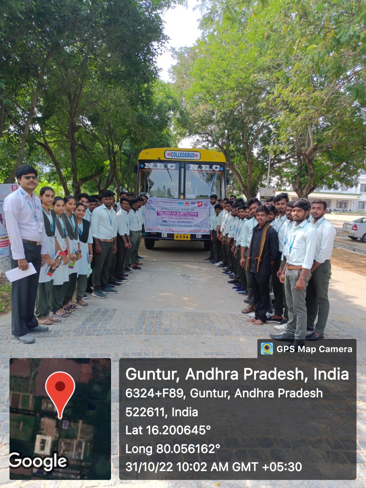 Department of EEE organized an industrial visit for 20 BTech EEE, Batch ...