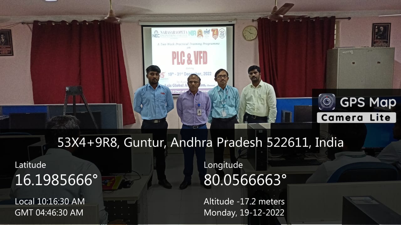 The Department of EEE held a practical training program with hands-on ...