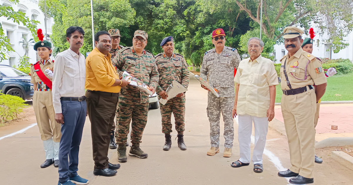 Deputy Director General Air Commodore V. M. Reddy Visits Narasaraopeta ...