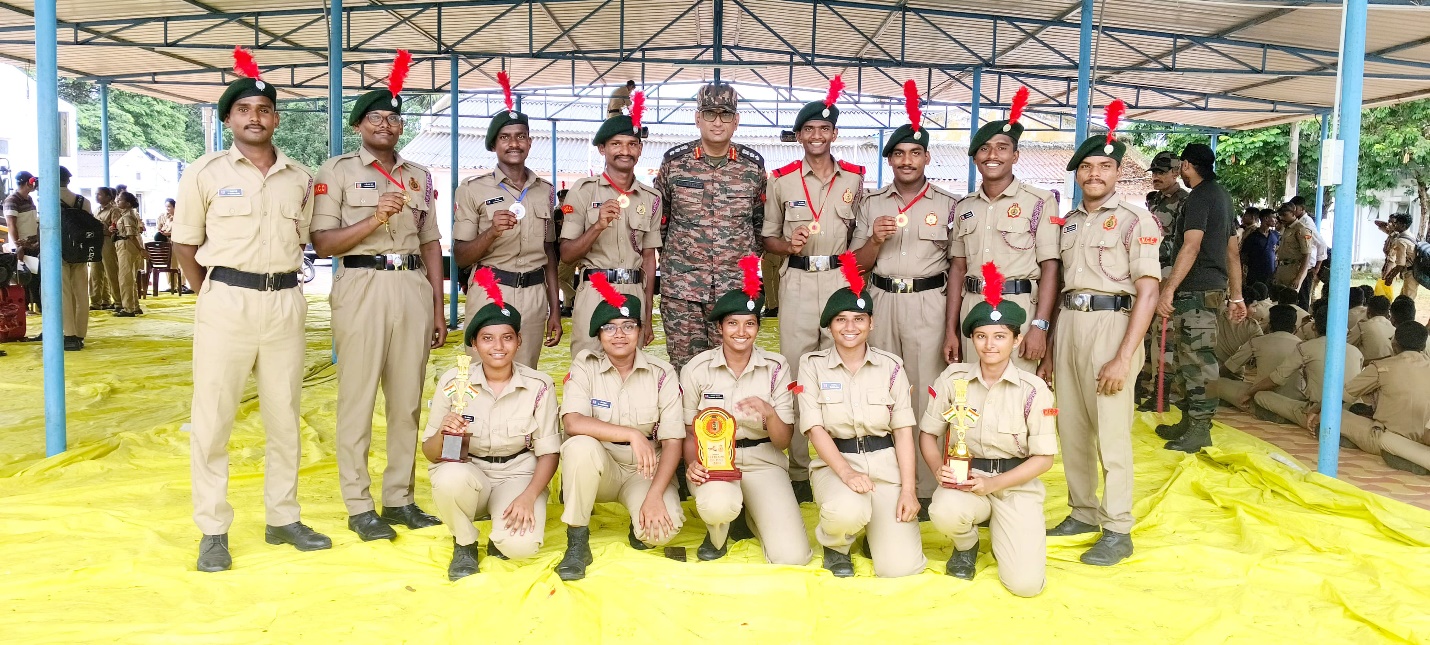 NEC College NCC Cadets Shine at ATC-VI Camp, Winning Multiple Awards ...