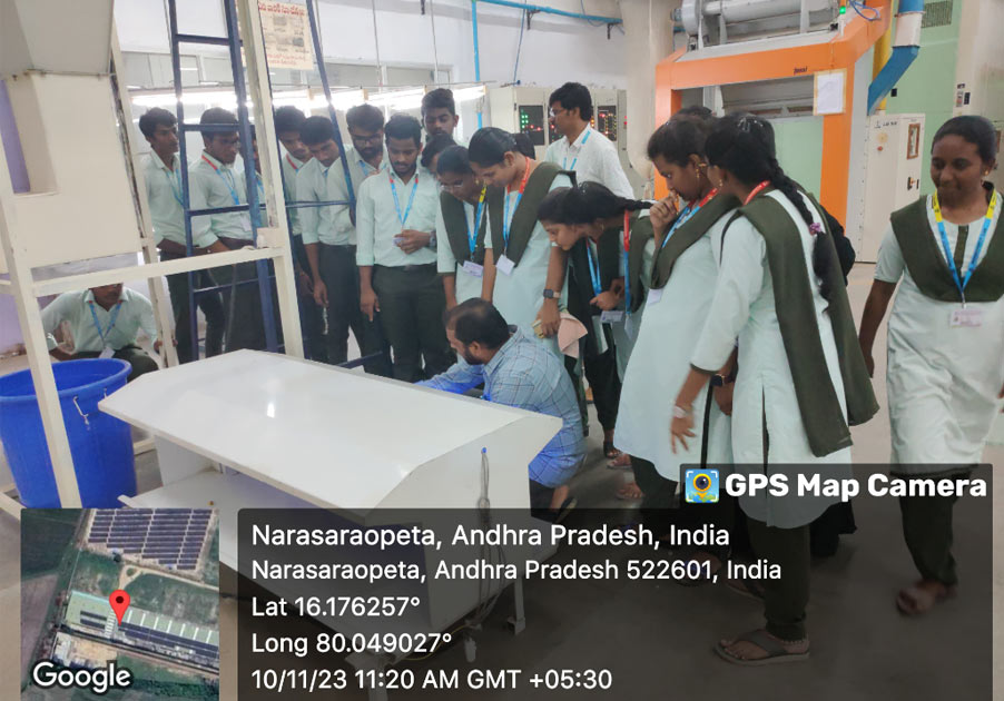 Industrial Visit to Mittapalli Spinners by II B.Tech - ECE Students ...