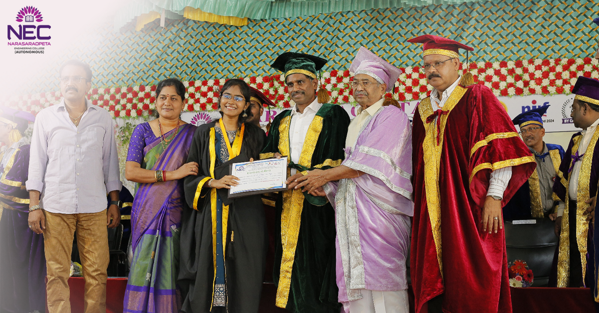 NEC 8th Graduation Day: Narasaraopeta Engineering College Celebrates ...