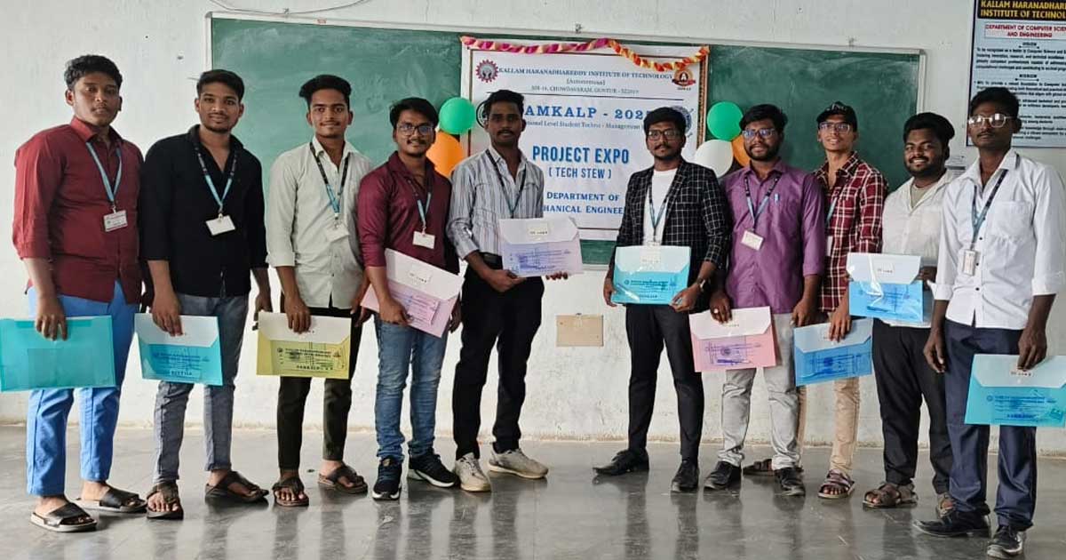 NEC Mechanical Students Win Second Prize at SAMKALP 2025 ...